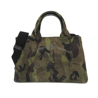 Prada Pre-owned Toile sacs-prada - Femme - Pre-owned - Vert - Taille: ONE Size