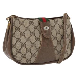 Gucci Sac bandouli&egrave;re GG Canvas Vintage Pre-owned - Femme - Pre-owned - Beige - Taille: ONE Size
