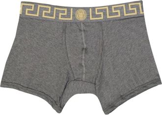Versace Homme, Sous-v&ecirc;tements, Gris, Taille: M Cale&ccedil;ons Longs en Jersey de Coton