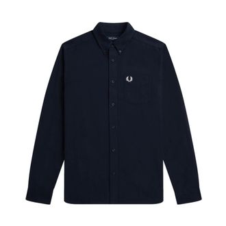 Fred Perry Oxford Hemd - - Shirts - Herren - Blau - S