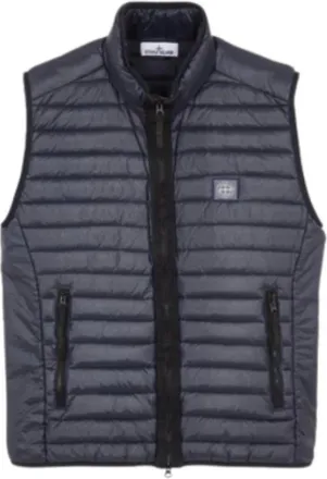 Stone Island Homme, Vestes, Bleu, Taille: XL Veste moderne sans manches Realdown