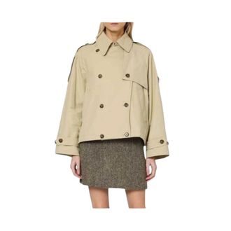 Paul Smith Femme, Manteaux, Beige, Taille: 36 FR Trench court