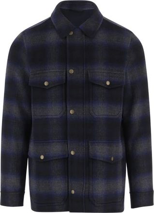 Woolrich Homme, Chemises, Multicolore, Taille: M Chemise en m&eacute;lange de laine &agrave; motif &eacute;cossais
