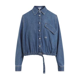 Loewe Damen, Blusen & Hemden, Blau, XSGr&ouml;&szlig;e