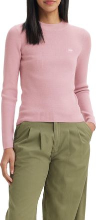 Levi's Damen Crew Rib Sweater Pullover Sweatshirt, Keepsake Lilac, XS