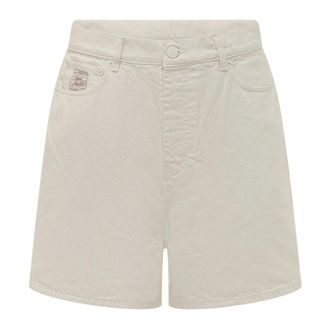 Ami Shorts mit Logo-Patch - - Shorts - Herren - Wei&szlig; - W30