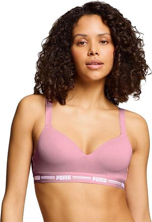 Puma Damen Padded Sports Bra, Poised Pink, S EU