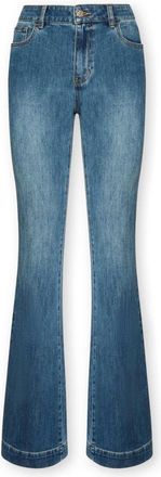 Elena Miro Femme, Jeans, Bleu, Taille: 46 FR Florence Flare Jeans