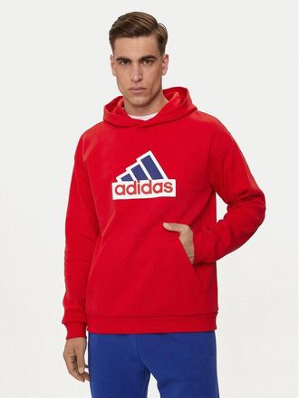 adidas Sweatshirt Future Icons Badge of Sport IS8338 Rot Regular Fit