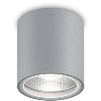 Ideal Lux Ideal Lux - Gun - Downlight à 1 lumière ronde en surface gris IP44