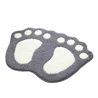 Shanna Shanna antid&eacute;rapant Tapis de bain de salle de bain douche Tapis Zone Tapis Moquette Cute Big Pieds absorbant Paillasson Tapis de sol Salon Canap&eacute; Cous