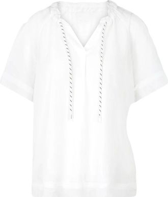 Marc Cain Damen, Blusen & Hemden, Wei&szlig;, XLGr&ouml;&szlig;e