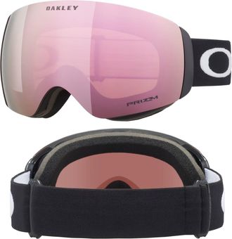 Oakley Herren Flight Deck M Ski-Brille, Black/Prizm Hi Pi, One Size