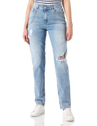 Replay Damen Kiley Jeans, 10 Blue Denim, 26W / 30L