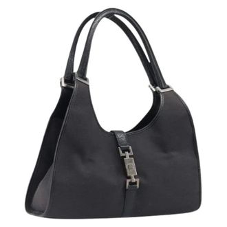 Gucci Sac bandouli&egrave;re vintage Pre-owned en toile - Femme - Pre-owned - Noir - Taille: ONE Size