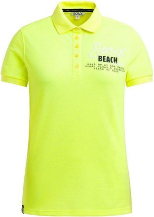 soccx Poloshirt mit Puff-Print