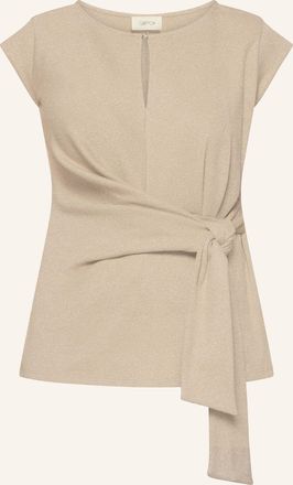 Cartoon Cartoon Blusenshirt Mit Glitzergarn beige