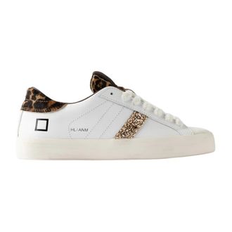 D.A.T.E. D.a.t.e. - Hill Low Animalier - Femme - Chaussures - Blanc - Taille: 36 EU