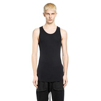 Thom Krom Cotton Linen Rib Tank Top