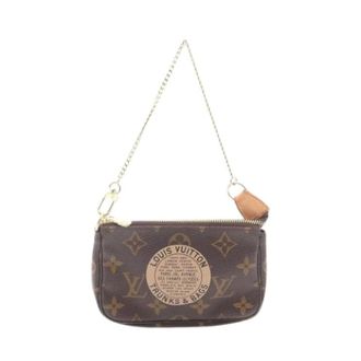 Louis Vuitton Mini Pochette Pre-owned - Femme - Pre-owned - Brun - Taille: ONE Size