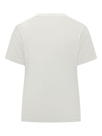 Yohji Yamamoto Crew Neck Cotton T-Shirt - White