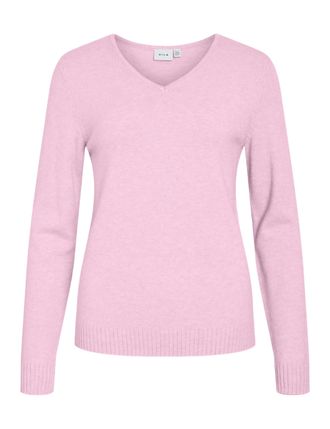 Vila Viril V-Neck L/S Knit Top - Noos