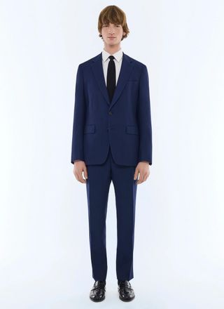 Fursac Costume droit en natt&eacute; de laine - Taille 44 - Homme