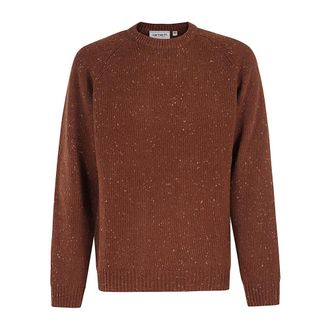 Carhartt Work in Progress Anglistic Sweater - - Knitwear - Herren - Braun - XL