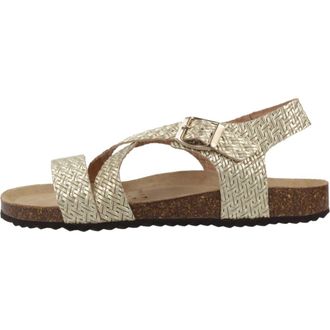 Geox Femme, Chaussures, Jaune, Taille: 38 EU Brionia Flat Sandales