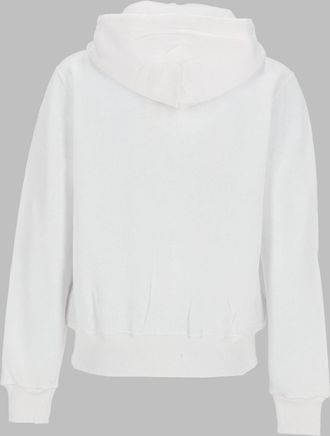 Polo Ralph Lauren Zip-Up Cotton Blend Sweatshirt - White