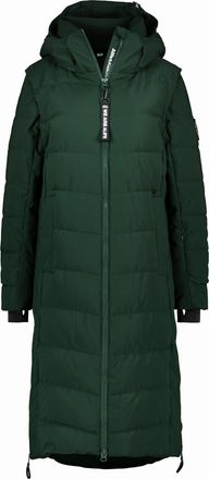 Alife And Kickin ALIFE AND KICKIN NellyAK A Puffer Coat - Winterjacke Damen mit Kapuze, langer Wintermantel in Daunenoptik, warme Steppjacke mit abnehmbarer &Auml;rmel Dame