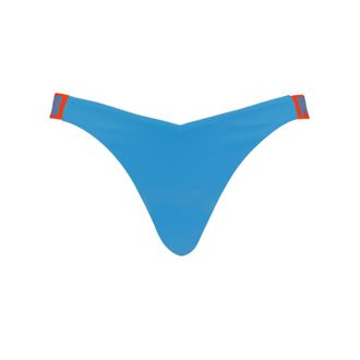 Puma Damen Swimwear V-shape Brief Schwimm Slips, Blue Combo, XS EU
