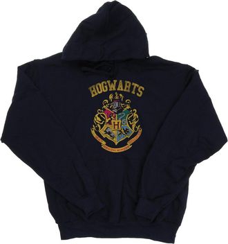 Harry Potter Hogwarts Kapuzenpullover f&uuml;r Herren (Marineblau)
