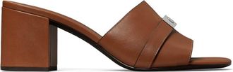Tory Burch Femme, Chaussures, Brun, Taille: 38 1/2 EU LeeLee Mule &agrave; Talon