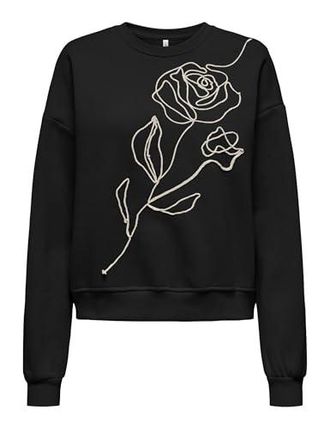 Only Onlelisanna O-Neck Box SWT, Noir, XL Femme