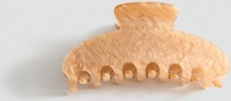 Mango Pince &agrave; cheveux effet nacr&eacute; caramel - Femme - Taille unique - MANGO