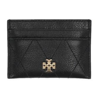 Tory Burch Femme, Accessoires, Noir, Taille: ONE Size Charlie Quilted Card Case