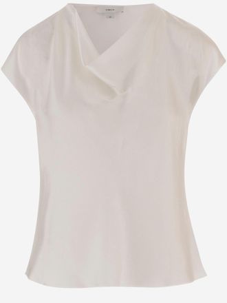 Vince Chemise en satin de soie Vince