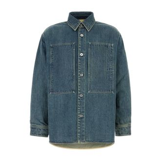 Jil Sander Homme, Chemises, Bleu, Taille: L Chemise en denim