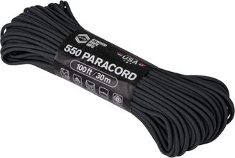 Helikon-Tex Atwood Rope 100ft 550 Paracord Schwarz