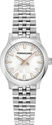 Ferragamo Uhr - Quarz-Analoguhr Ferragamo Duo - Gr. unisize - in Silber - f&uuml;r Damen