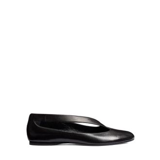 Khaite Schwarze Ballerinas mit asymmetrischem Ausschnitt - - Shoes - Damen - Schwarzk - 36 EU