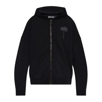 Palm Angels Hoodie - - Sweatshirts & Hoodies - Herren - Schwarzk - XS