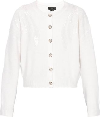 Faina Strickjacke Frauen cremefarben