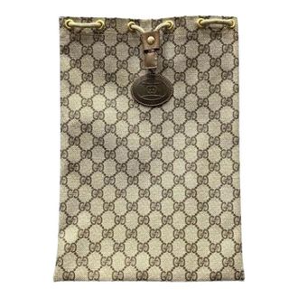 Gucci Sac bandouli&egrave;re en PVC Pre-owned - Femme - Pre-owned - Beige - Taille: ONE Size