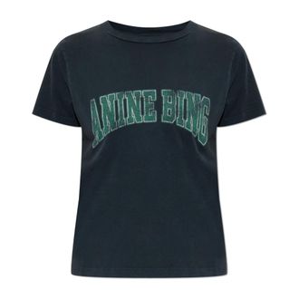 Anine Bing Shelley T-Shirt - - Tops - Damen - Schwarzk - M