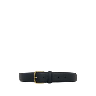The Row Kalbsleder-G&uuml;rtel mit Schnallenverschluss und goldfarbener Hardware - - Accessories - Damen - Schwarzk - 85 CM