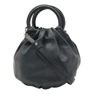 Loewe Pre-owned Anagram Sac bandouli&egrave;re en cuir - Femme - Pre-owned - Bleu - Taille: ONE Size