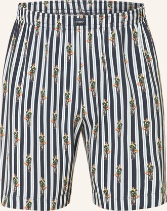 Mey Mey Schlafshorts Serie Smoke Show blau