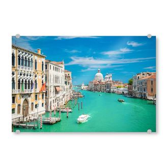 artboxONE Acrylglasbild 150x100 cm St&auml;dte Venedig Canal Grande - Bild Venedig Venedig Wasserstadt